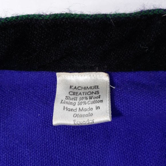 Kachimuel Creations | Jackets & Coats | Ecuadorian Color Block Jacket ...